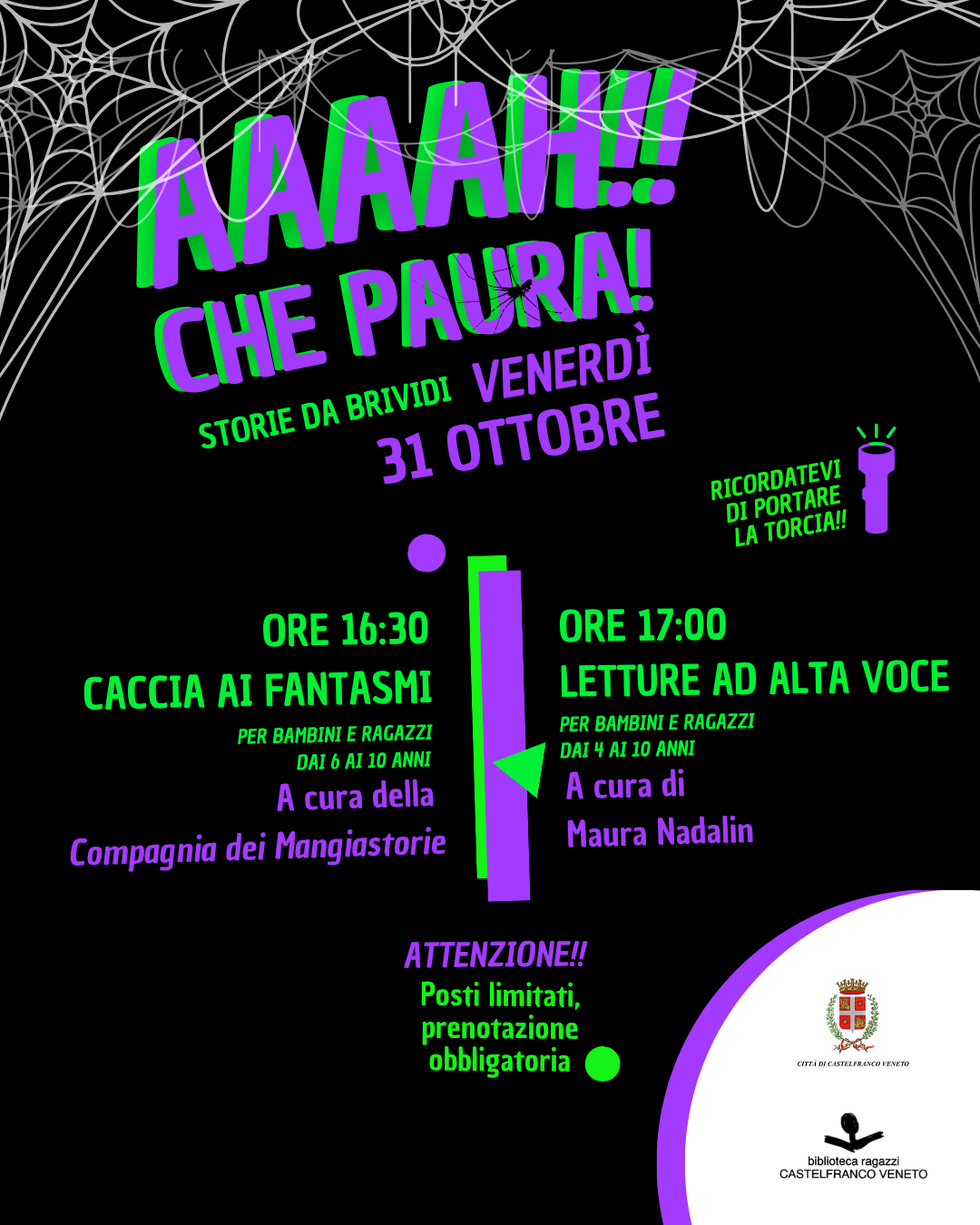 AAAAH!! CHE PAURA! Storie da brividi - Comune di Castelfranco Veneto